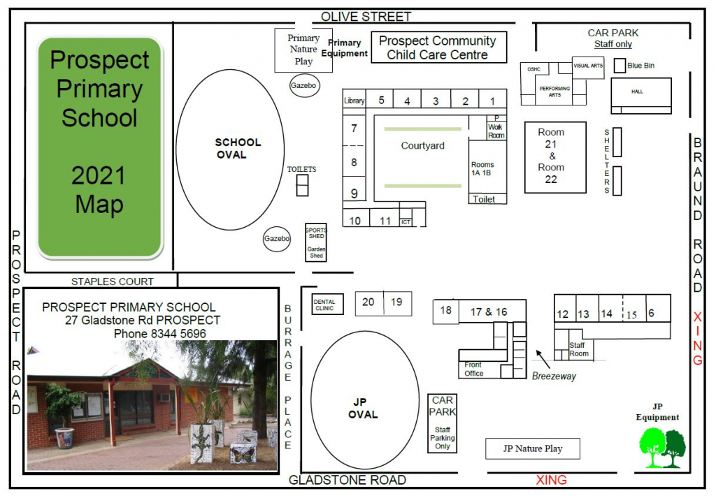 Map of School - Prospect Primary School